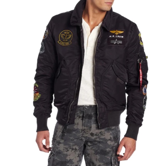 Alpha Industries | Jackets & Coats | Alpha Industries Patches Bomber ...
